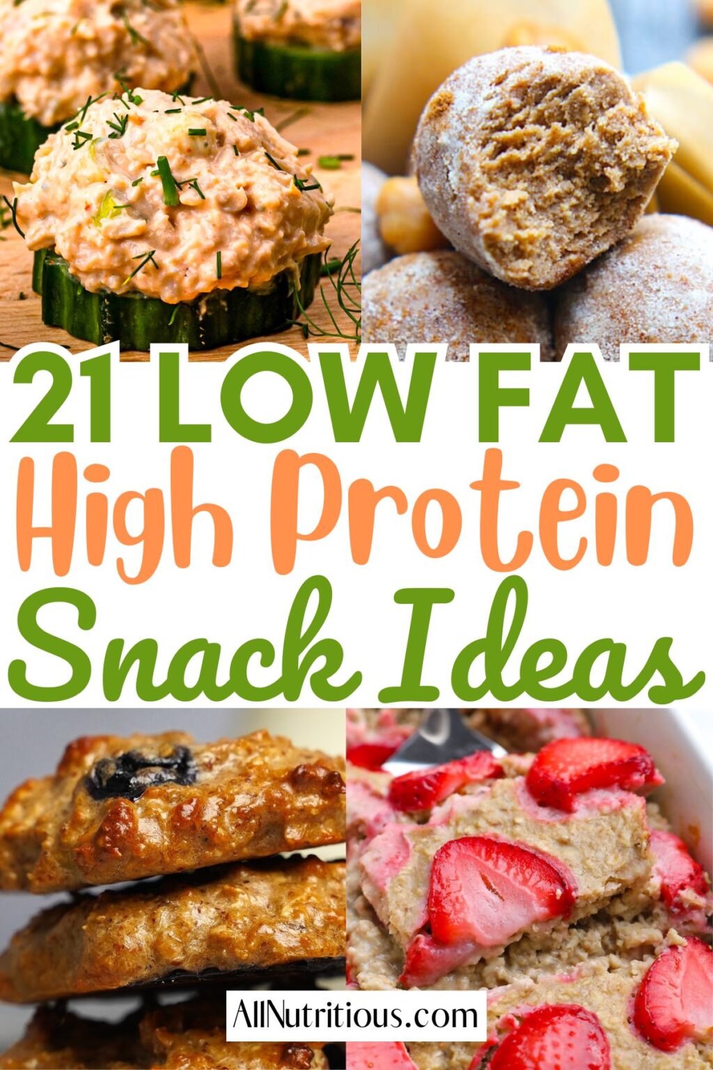 21 High Protein Low Fat Snacks Just for You - All Nutritious