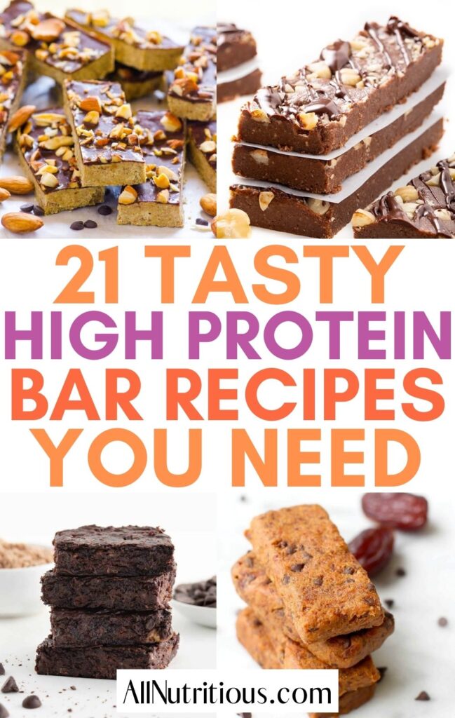 21 High Protein Bar Recipes That'll Fill You Up - All Nutritious