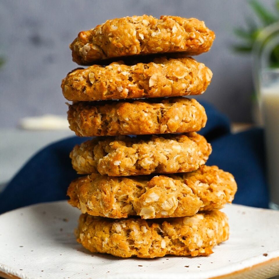 Peanut Butter Protein Cookies (5 Ingredients) - All Nutritious