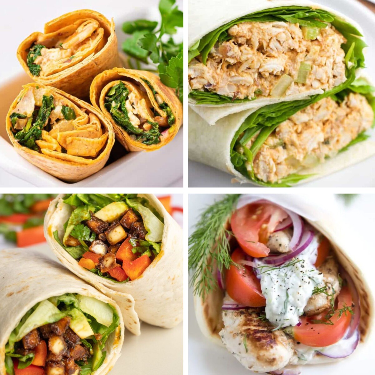 21 Healthy Wrap Recipes for Lunch - All Nutritious