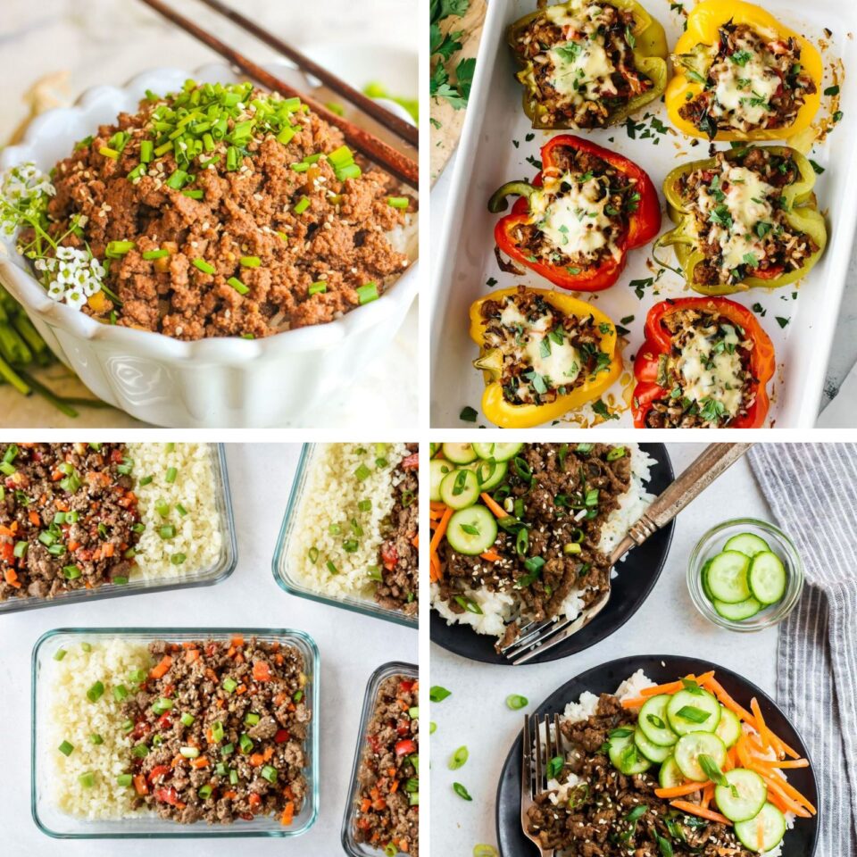 40 Healthy Ground Beef Meal Prep Recipes - All Nutritious