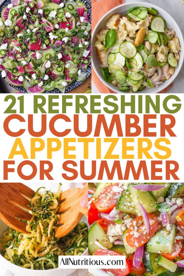 21 Best Cucumber Appetizers That are Easy to Make - All Nutritious