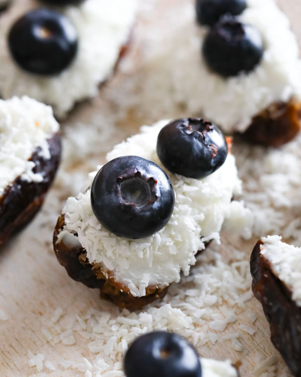 Goat Cheese Stuffed Dates - All Nutritious