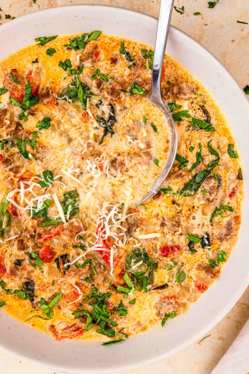 Keto Tuscan Soup - All Nutritious