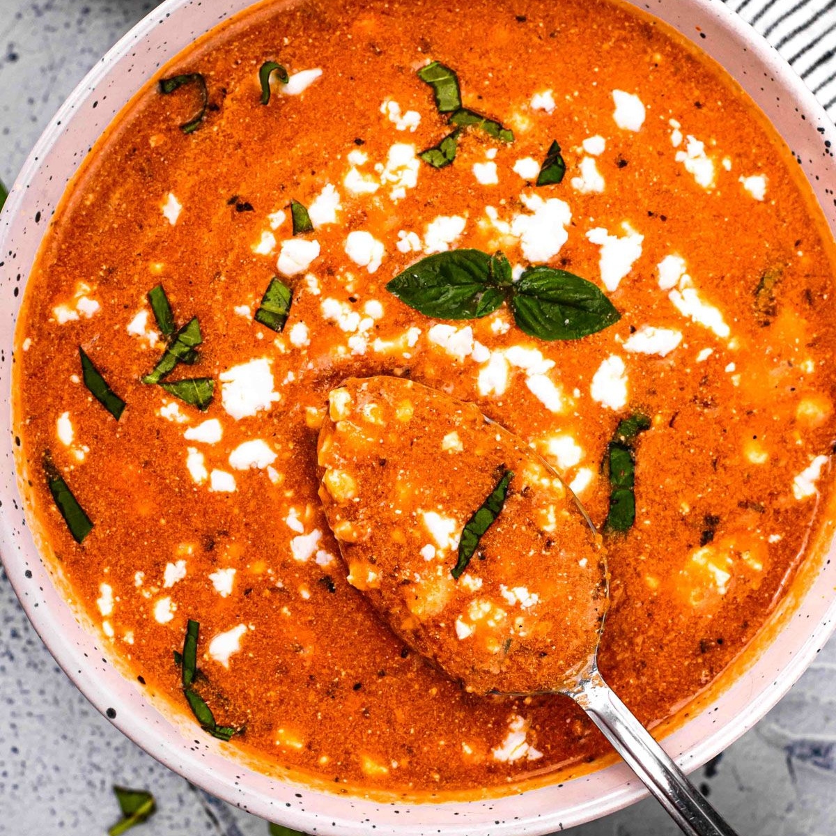 Tomato Feta Soup - All Nutritious
