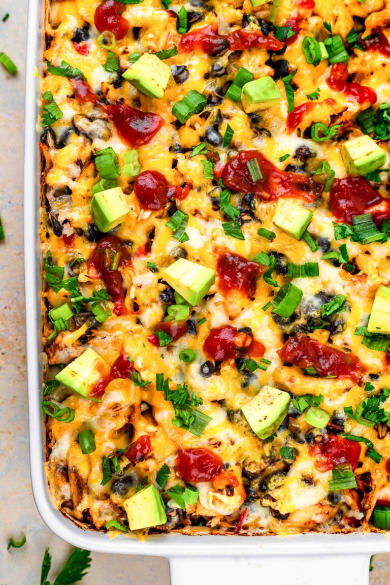 Chicken Burrito Casserole - All Nutritious
