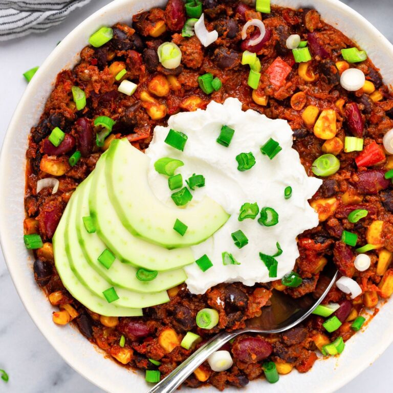 Slow Cooker Protein Chili - All Nutritious