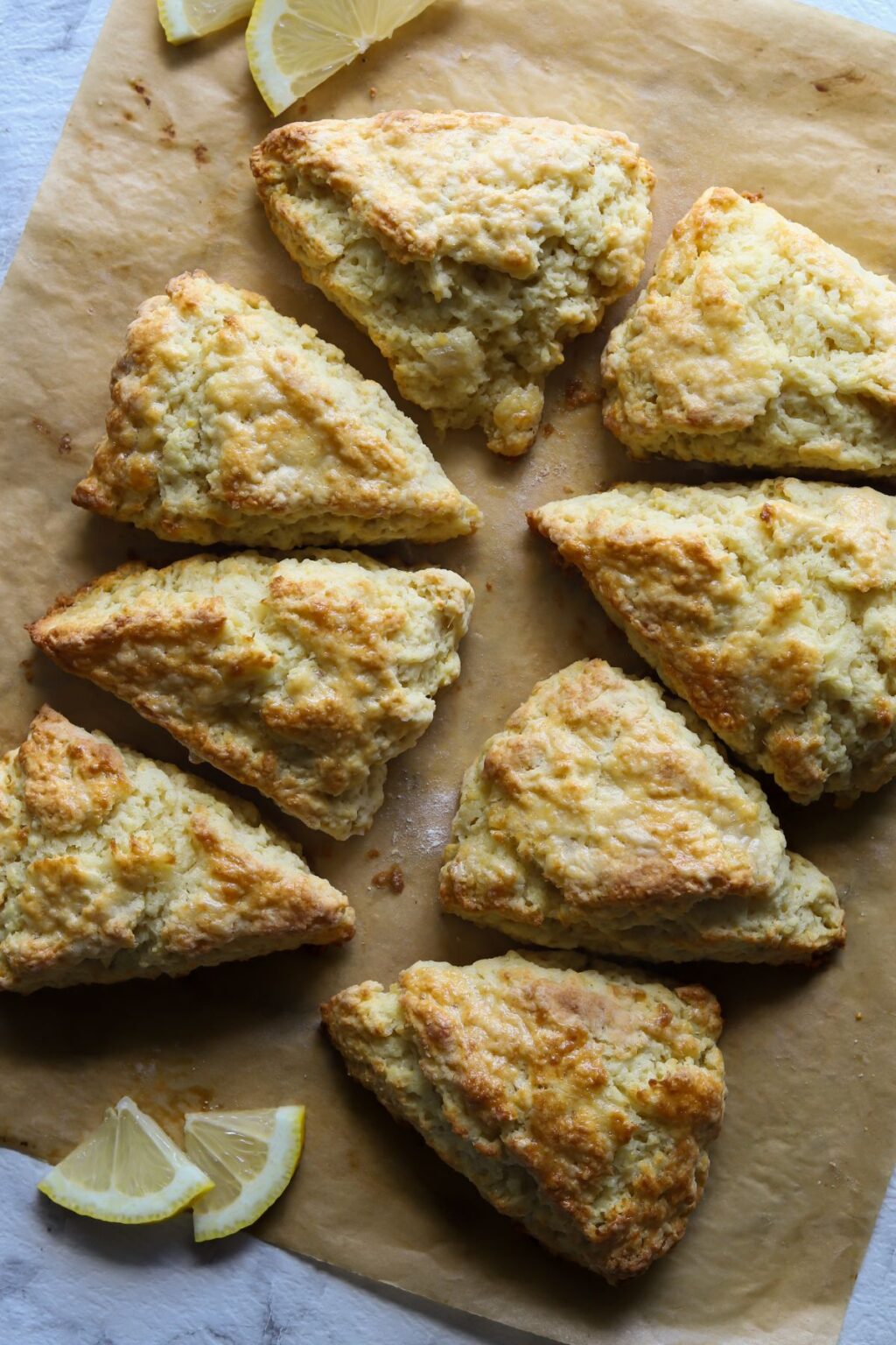 Lemon Cottage Cheese Scones - All Nutritious