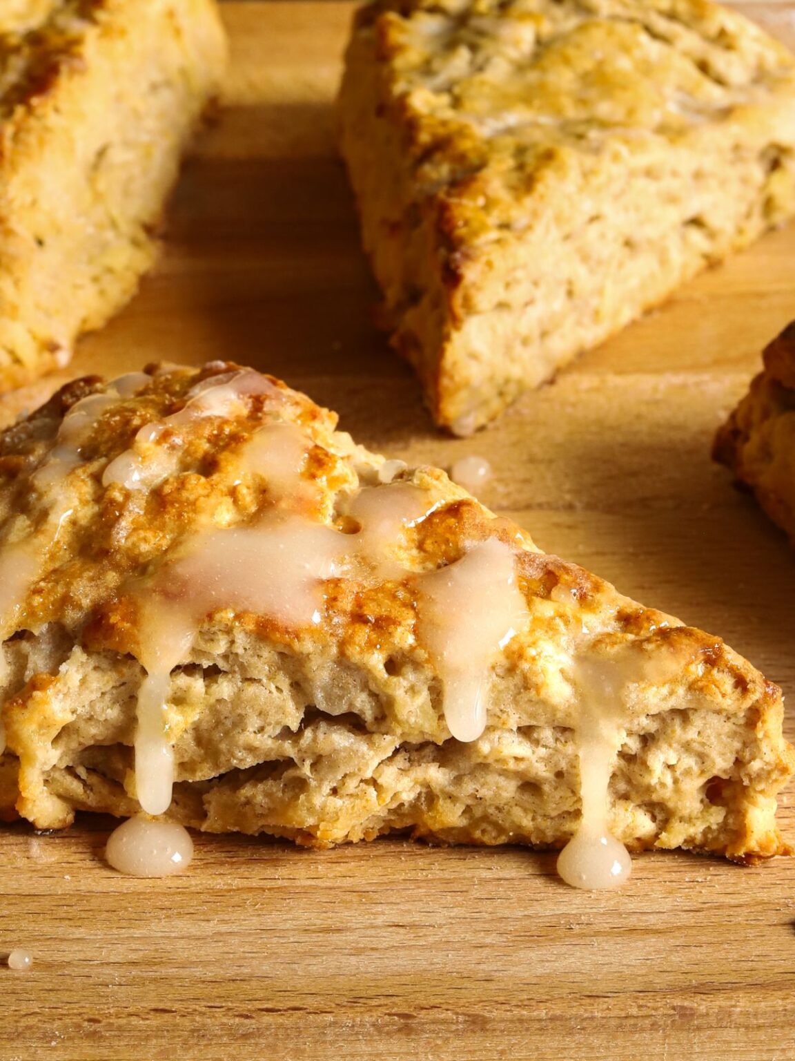 Apple Pie Cottage Cheese Scones - All Nutritious