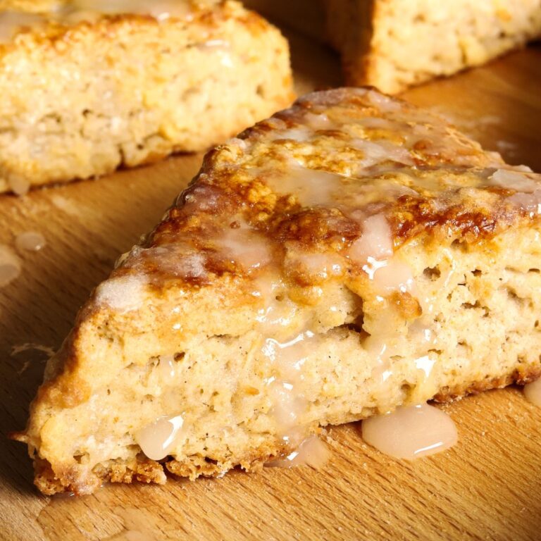 Apple Pie Cottage Cheese Scones - All Nutritious