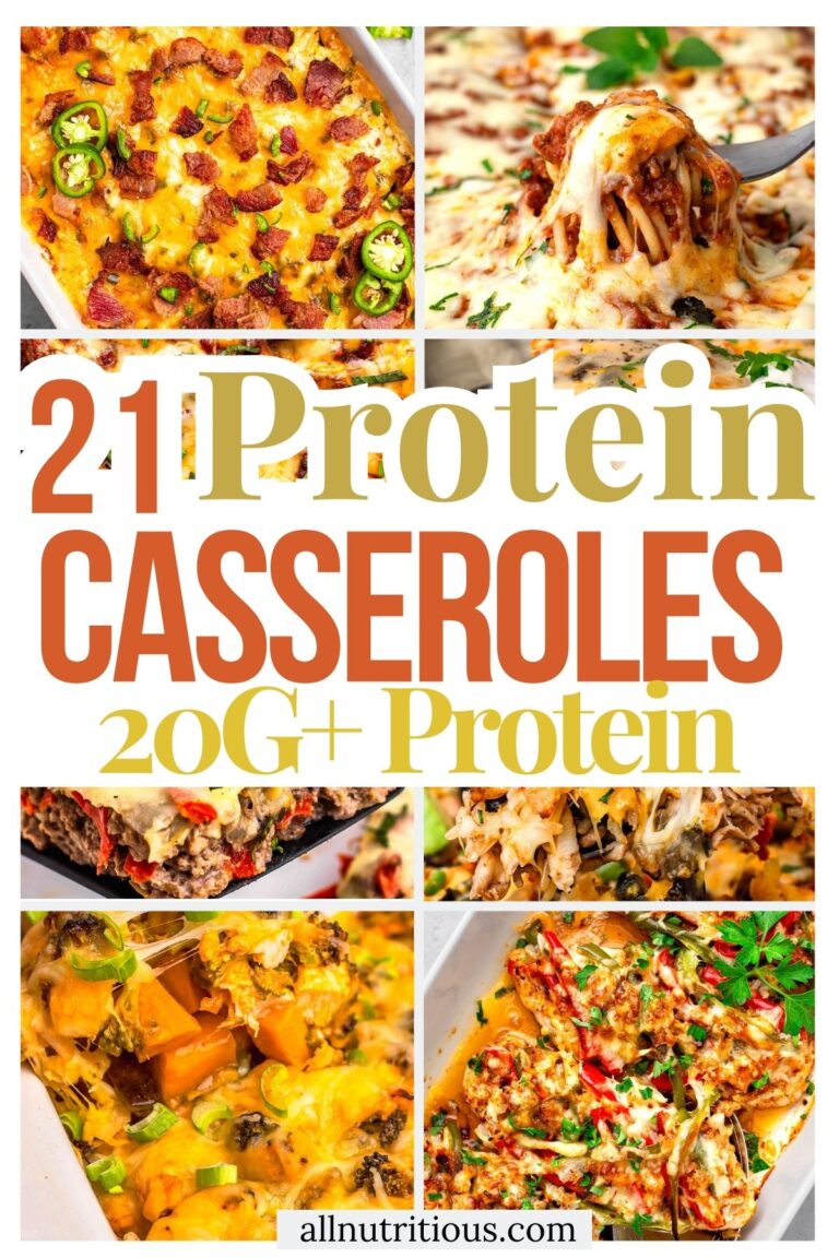 21 High Protein Casseroles with 20+ G Protein - All Nutritious