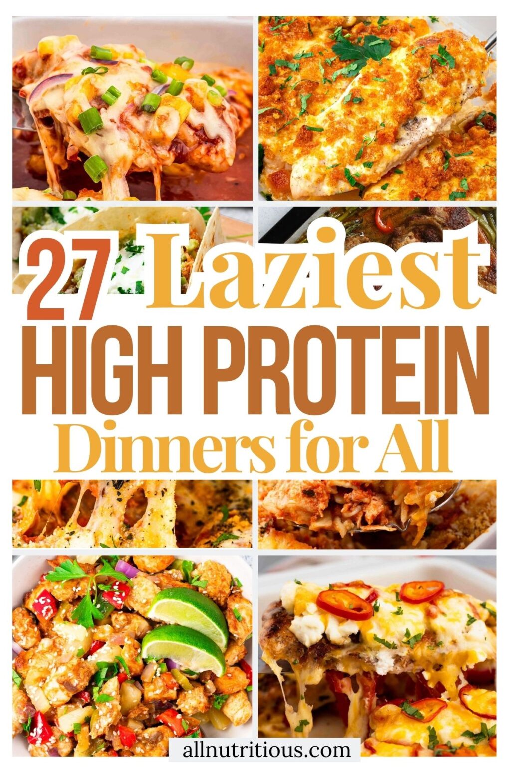 27 Lazy High Protein Dinners Anyone Can Make - All Nutritious