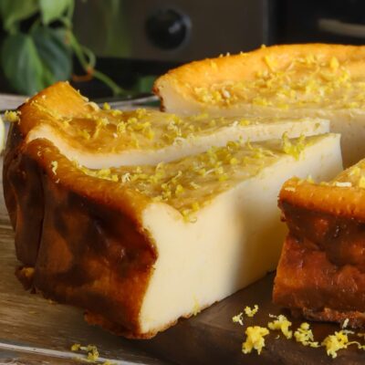 Flourless Protein Lemon Cake - All Nutritious