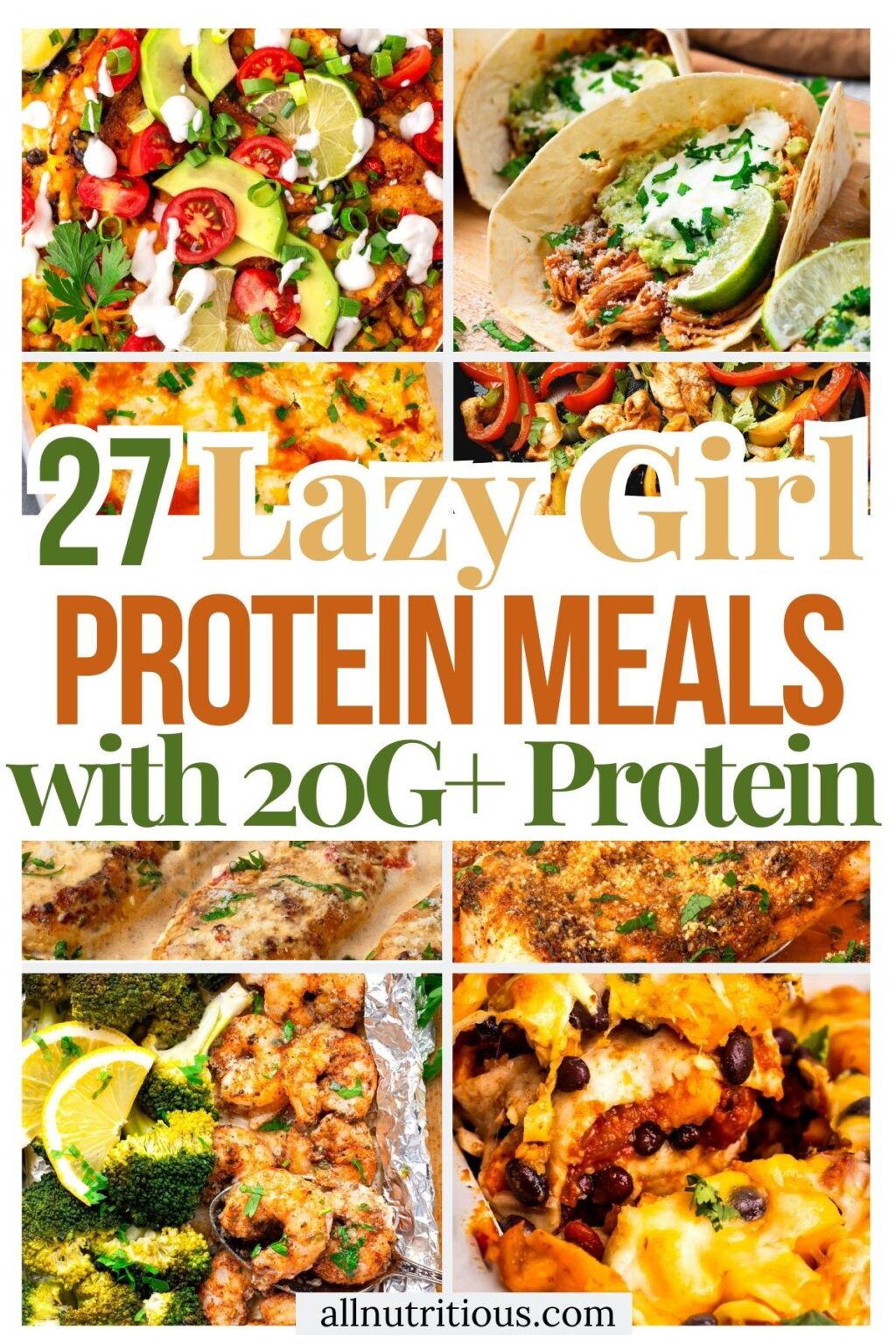 27 Lazy Girl High Protein Recipes with 20+ G Protein - All Nutritious