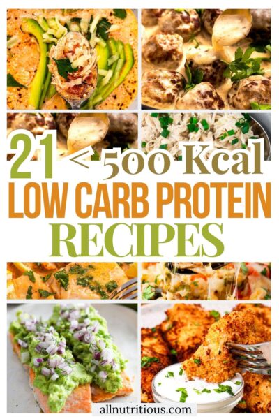21 Low Carb High Protein Recipes Under 500 Kcal - All Nutritious