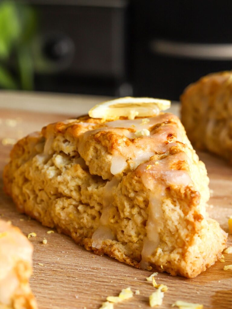 Lemon Ginger Cottage Cheese Scones - All Nutritious